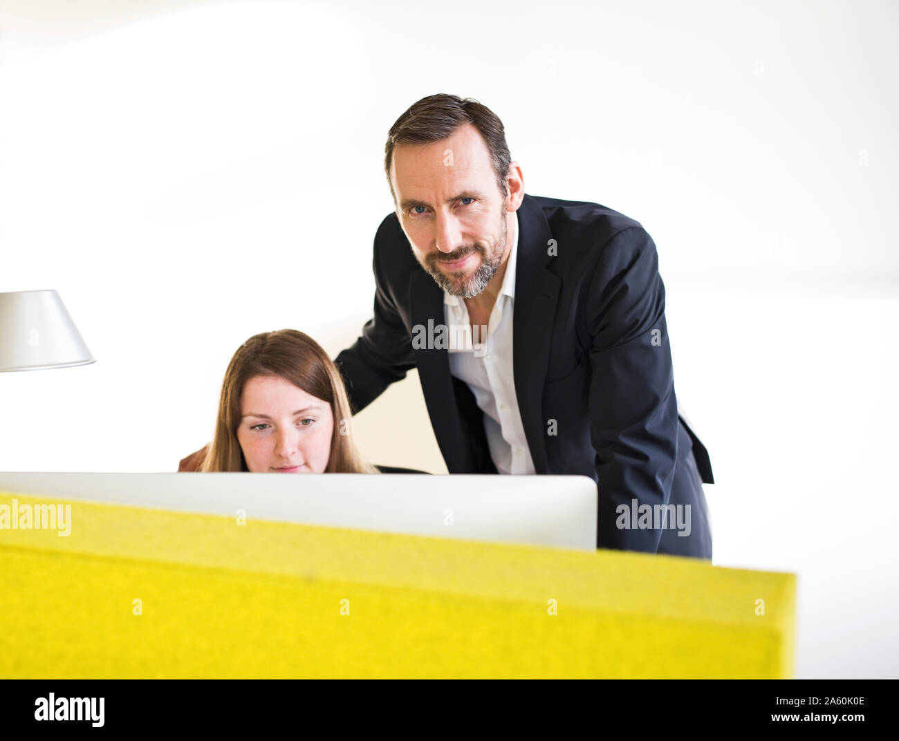 Confident employee office hi-res stock photography and images - Alamy