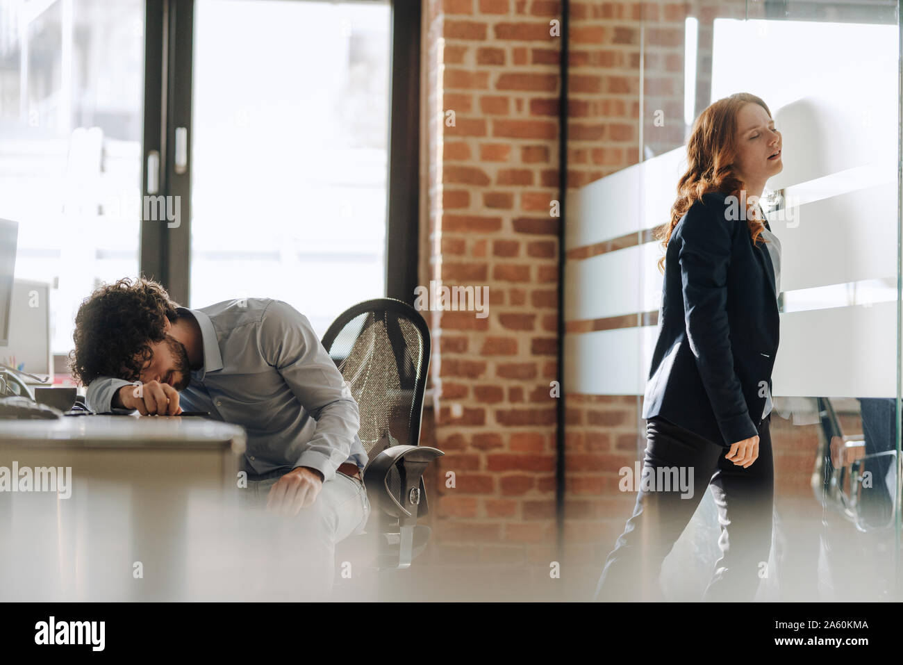 Power napping hi-res stock photography and images - Alamy