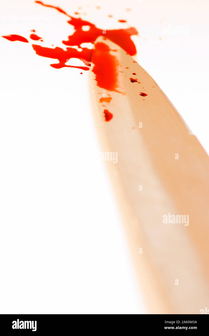 Knife With Blood High Resolution Stock Photography and Images - Alamy