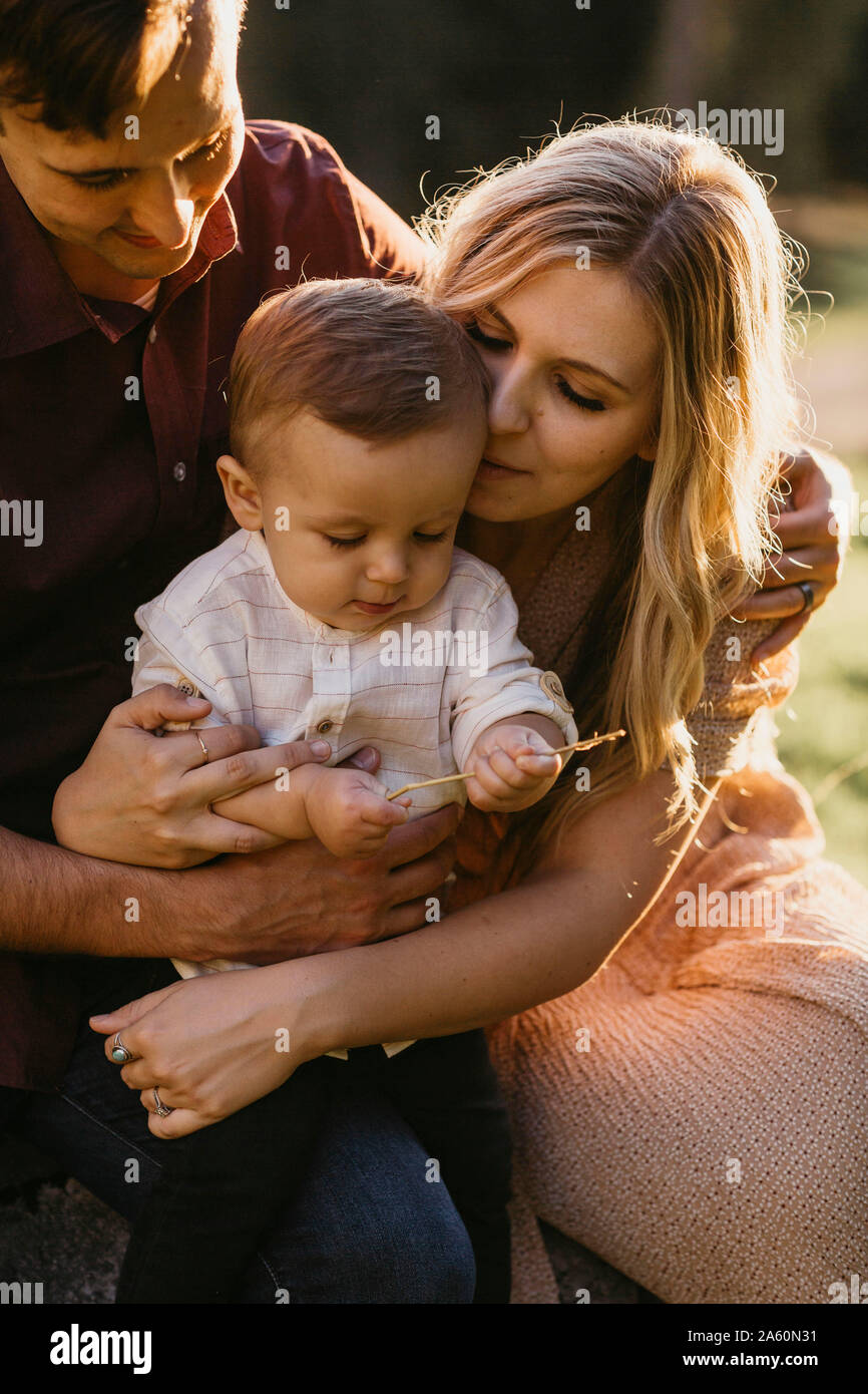 Affectionate family hi-res stock photography and images - Alamy