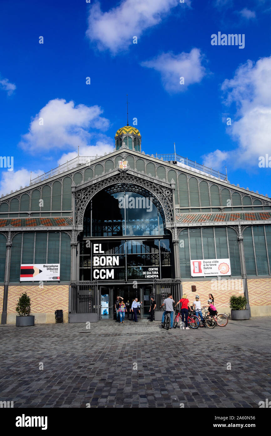El Born Cultural Centre. Mercat del Born, Barcelona, Catalonia, Spain ...