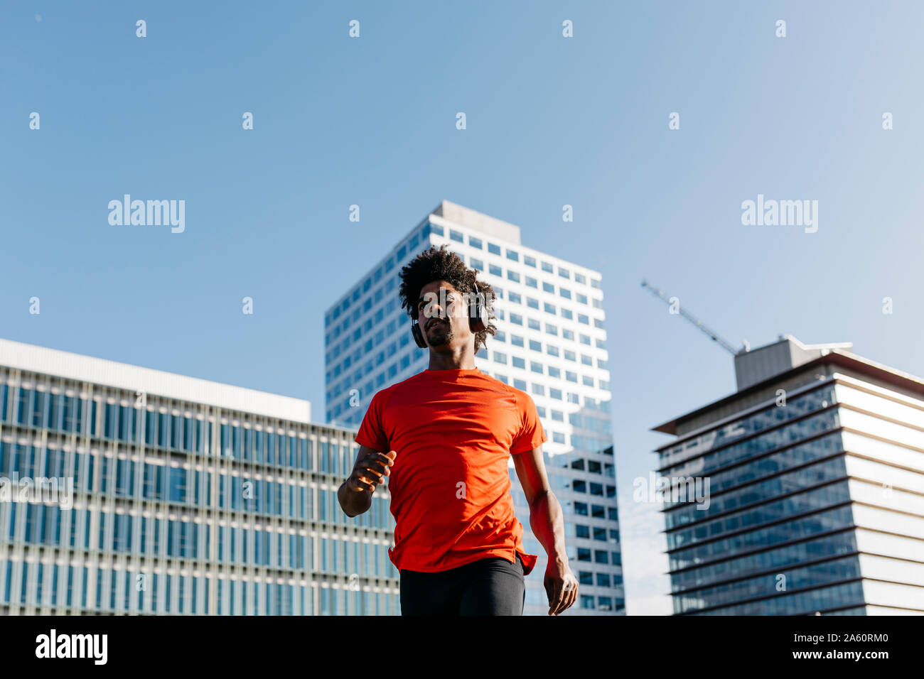 Young men jogging hi-res stock photography and images - Alamy