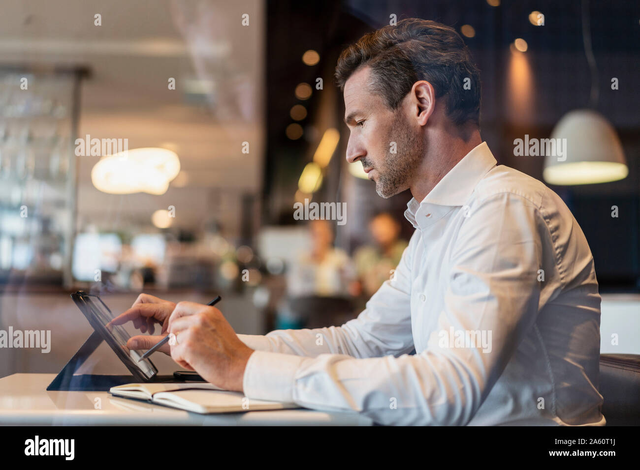 Digital notes in tablet hi-res stock photography and images - Alamy