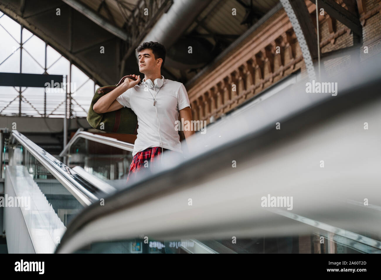 Man standing on train hi-res stock photography and images - Alamy