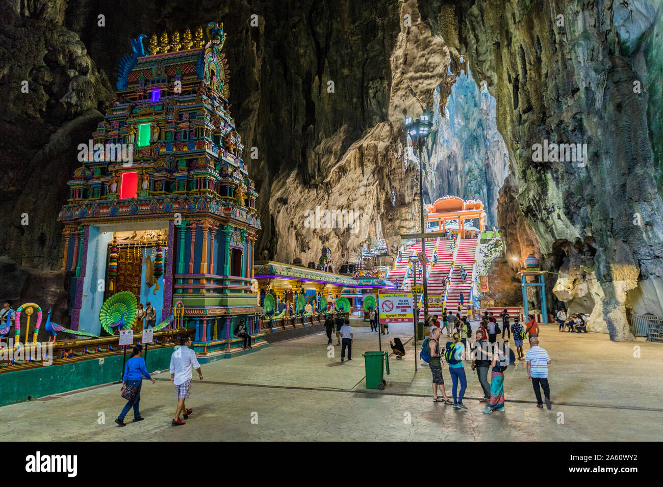 Cave temples at the Batu Caves, Kuala Lumpur, Malaysia, Southeast Asia ...
