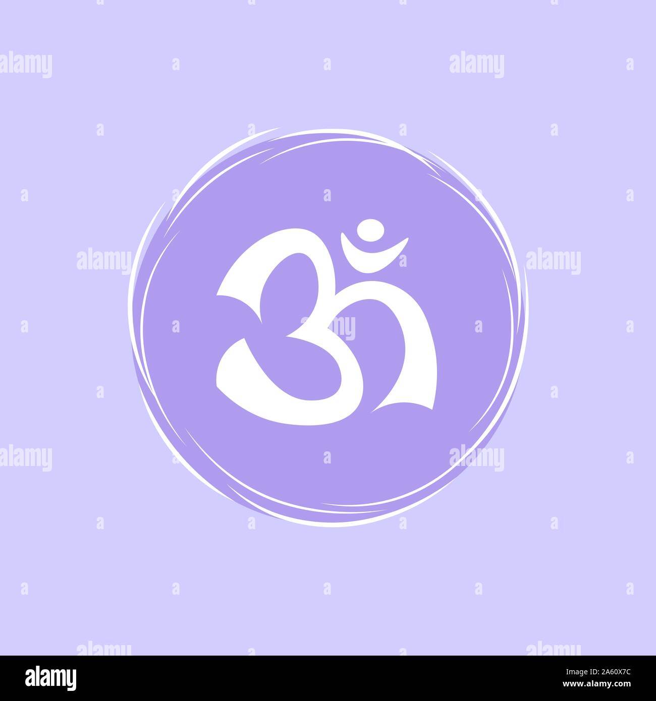 Om symbol, vector art ilustration Stock Vector Image & Art - Alamy