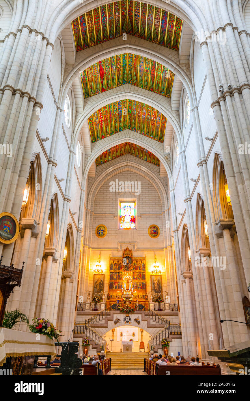 Almudena Cathedral Interior High Resolution Stock Photography and ...