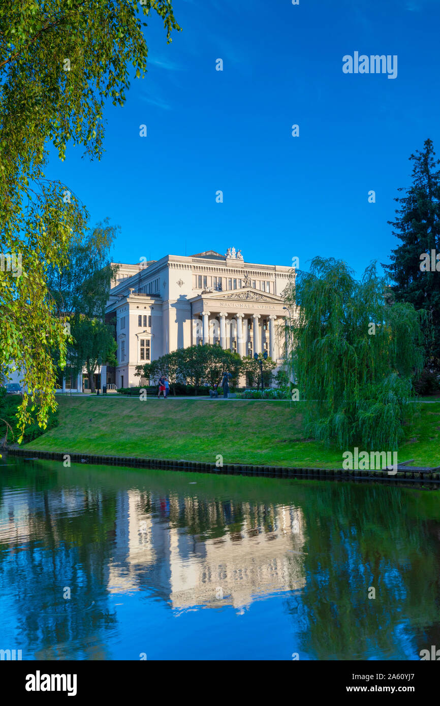 Latvian national opera house riga hi-res stock photography and images ...