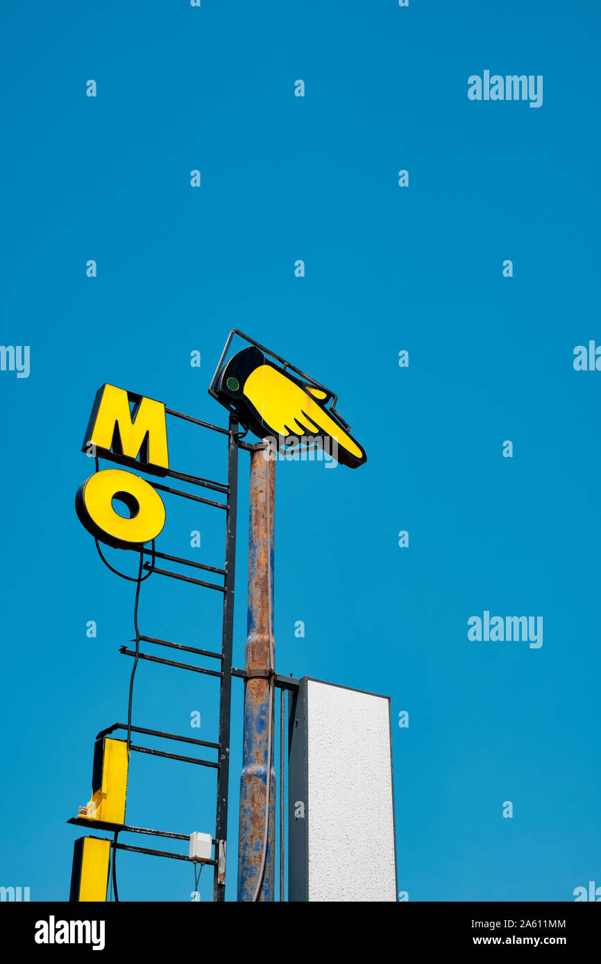 Hand pointing directions hi-res stock photography and images - Alamy