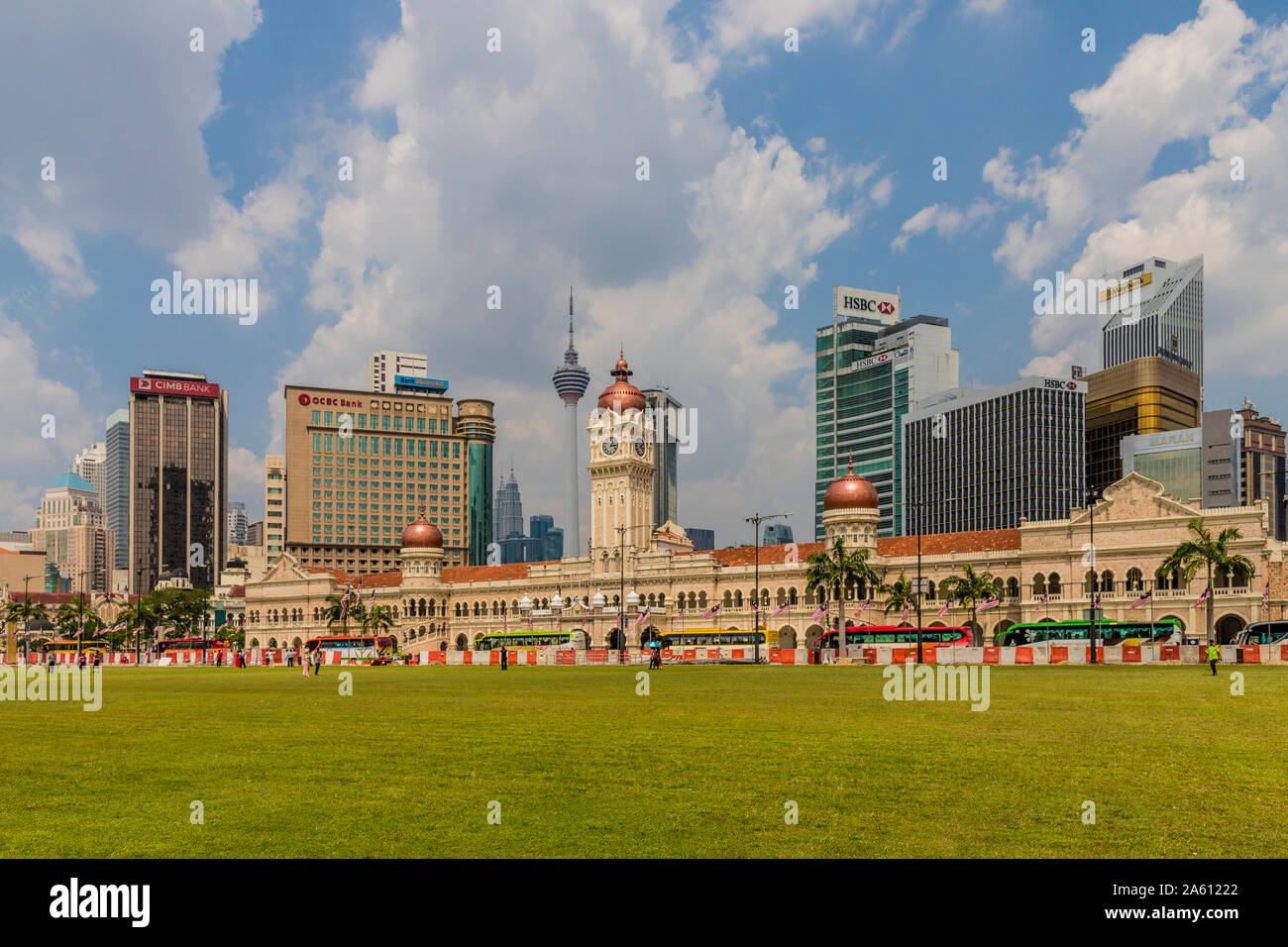 City skyline featuring the Sultan Abdul Samad Building from ...
