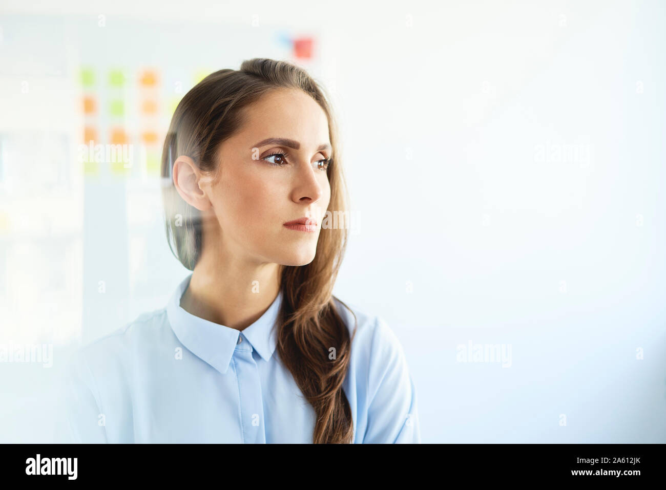 Attractive pensive businesswoman in hi-res stock photography and images ...