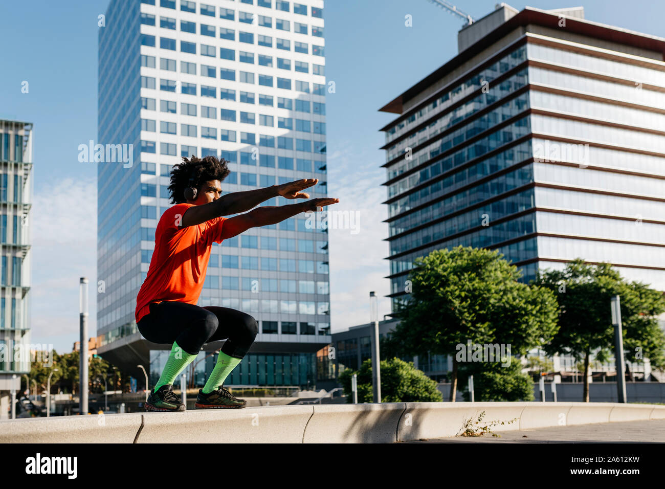 Man bends hi-res stock photography and images - Alamy