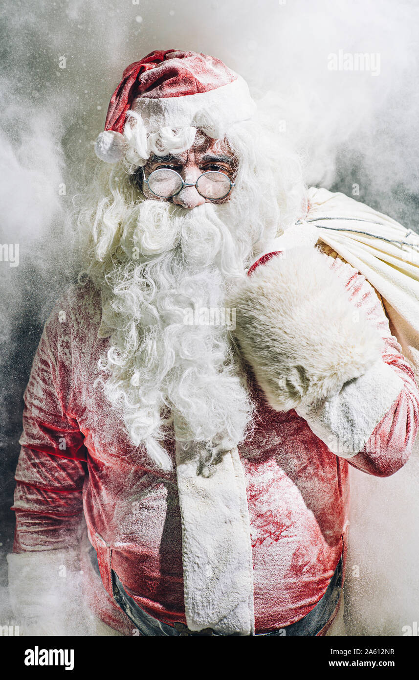 Portrait of Santa Claus Stock Photo - Alamy