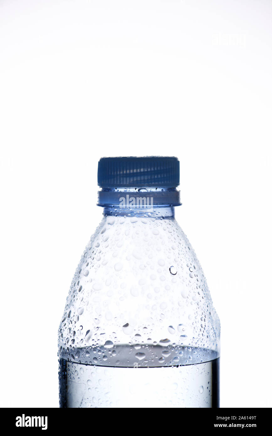 Water bottle and white background Stock Photo - Alamy