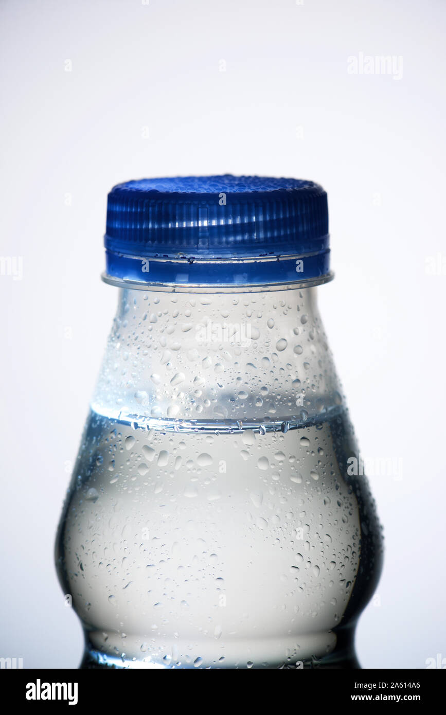 Water bottle and white background Stock Photo - Alamy