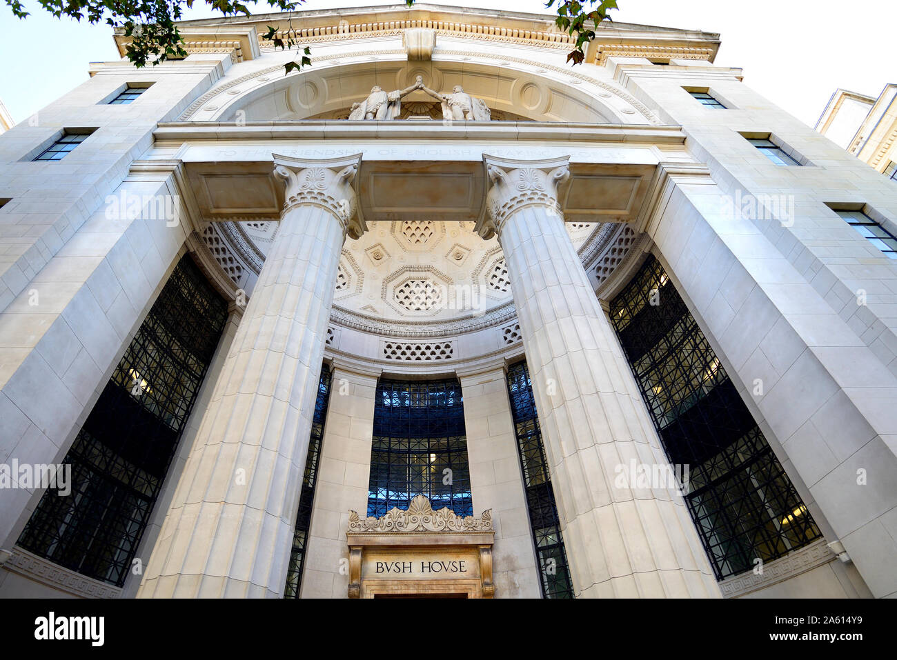 London, England, UK. Bush House, Aldwich (1935). Former HQ of the BBC ...