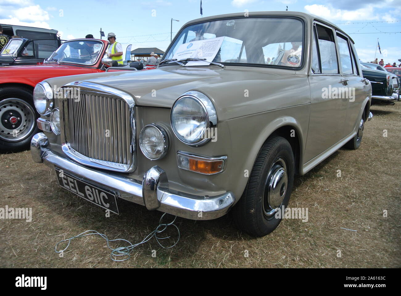A 1965 Vanden Plas Princess Mk1 parked up on display at the English ...