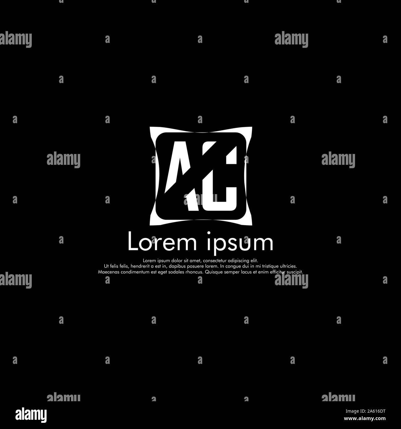 AC Vector initial abstract logo concept for your company Stock Vector ...