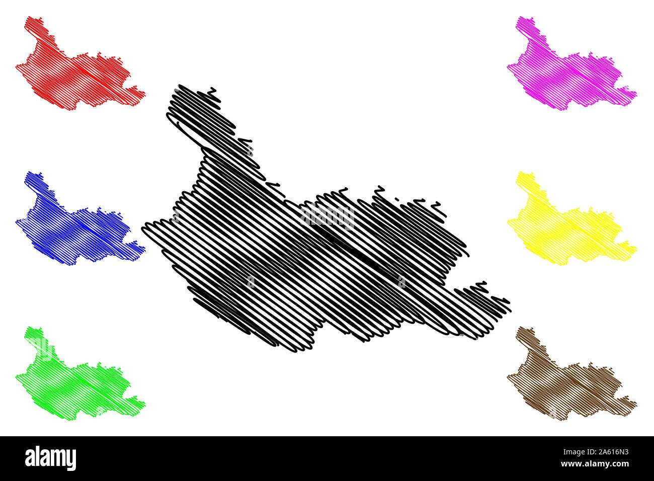 Kyustendil Province (Republic of Bulgaria, Provinces of Bulgaria) map ...