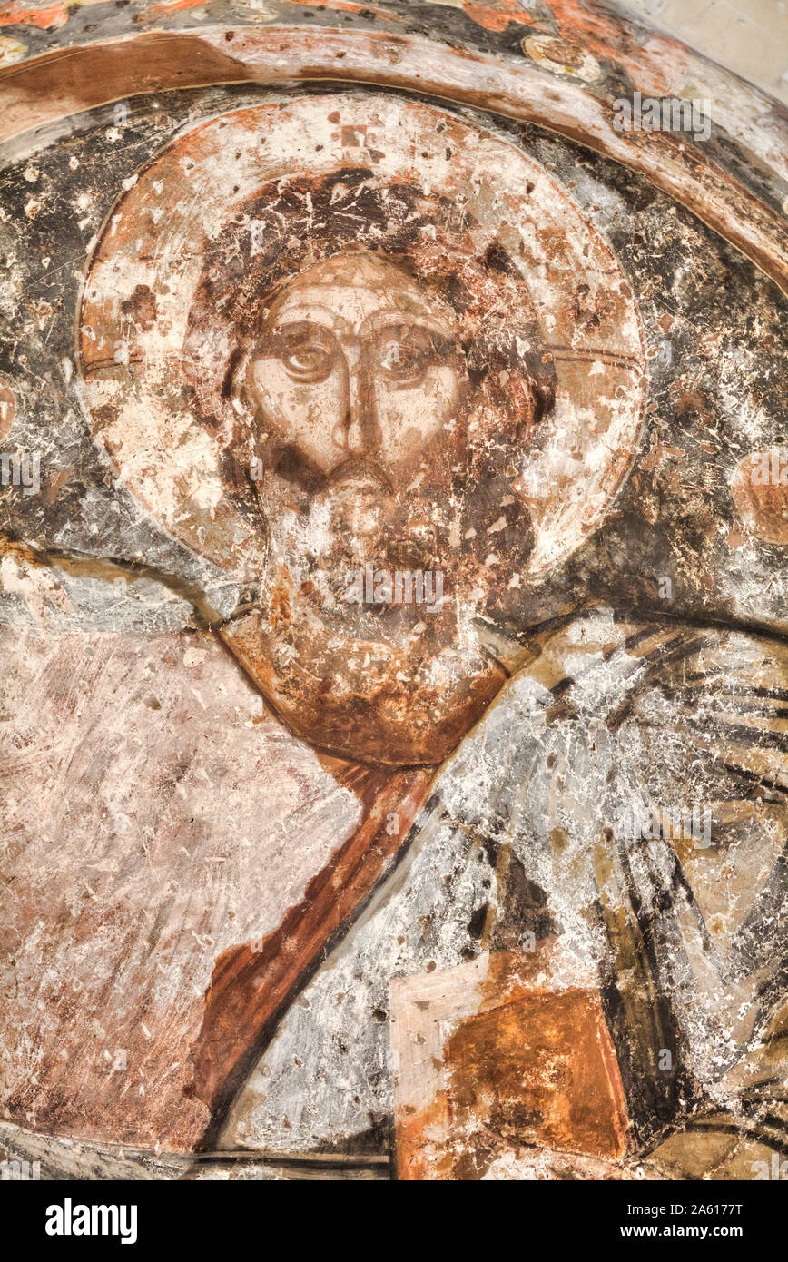 Original 17th century frescoes, Church of the Holy Apostles dating from ...