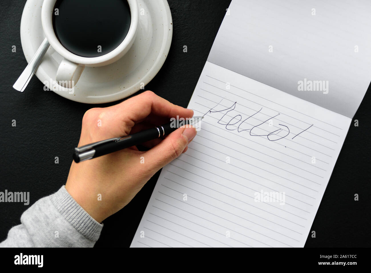 Bad handwriting hi-res stock photography and images - Alamy