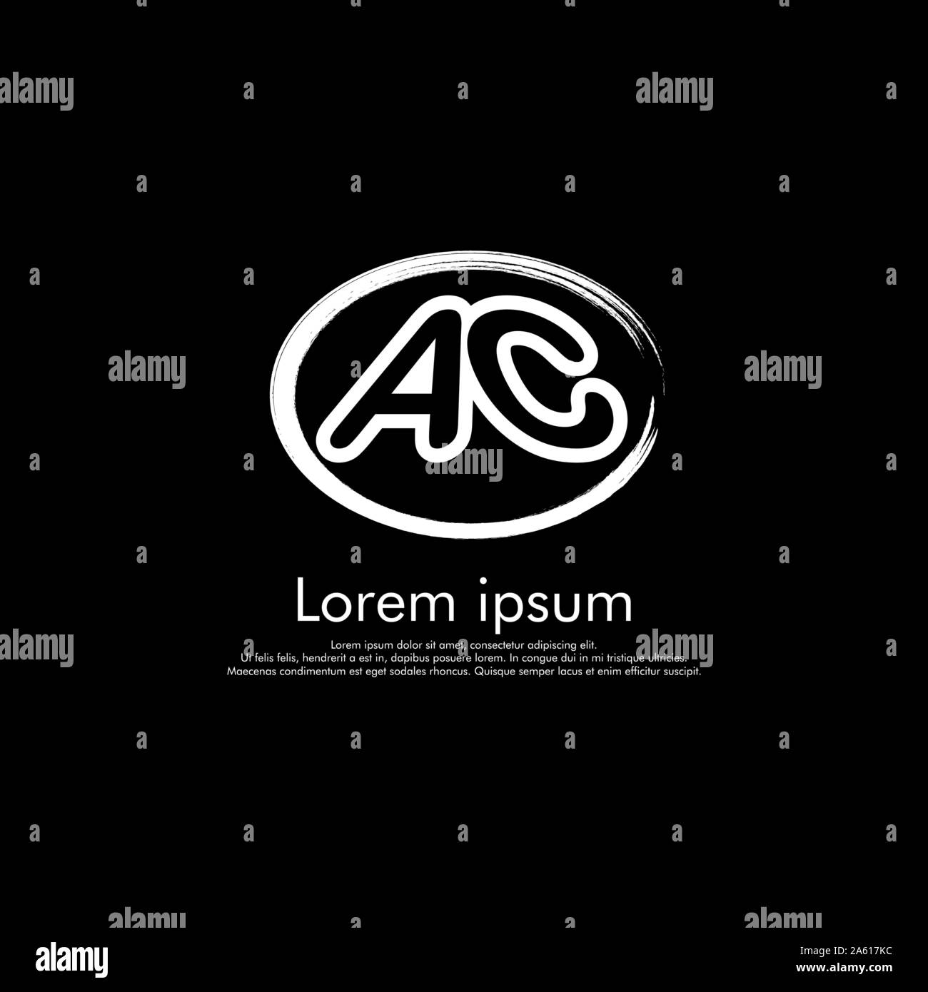 Ac clean logo Black and White Stock Photos & Images - Alamy