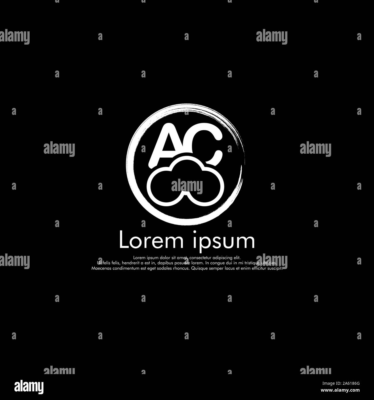 AC Vector initial abstract logo concept for your company Stock Vector ...