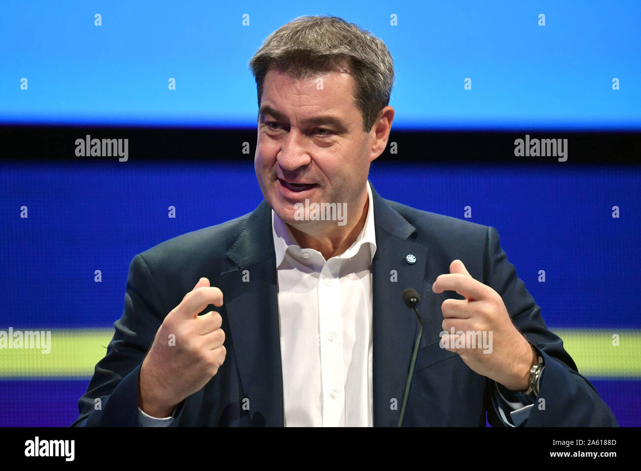 Markus SOEDER (State Premier of Bavaria and CSU Chairman), speech ...
