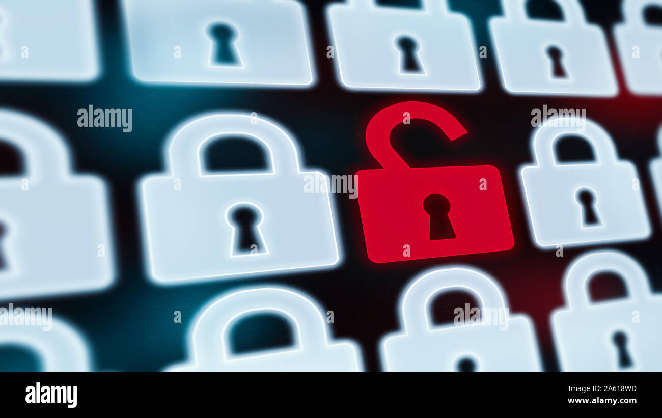 Digital locks hi-res stock photography and images - Alamy