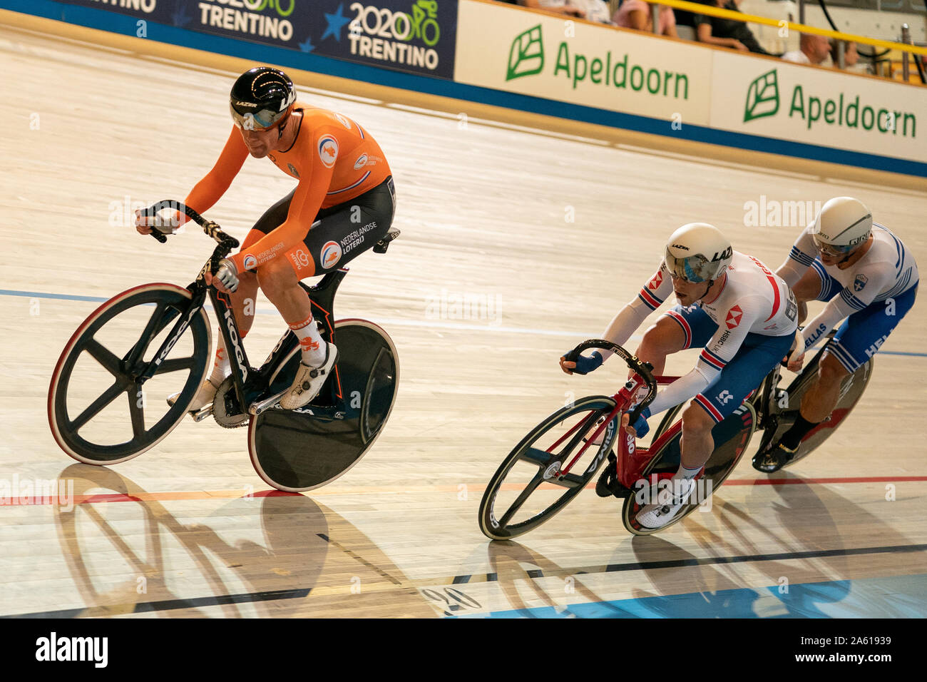 17 october 2019 Apeldoorn, The Netherlands Trackcycling European ...