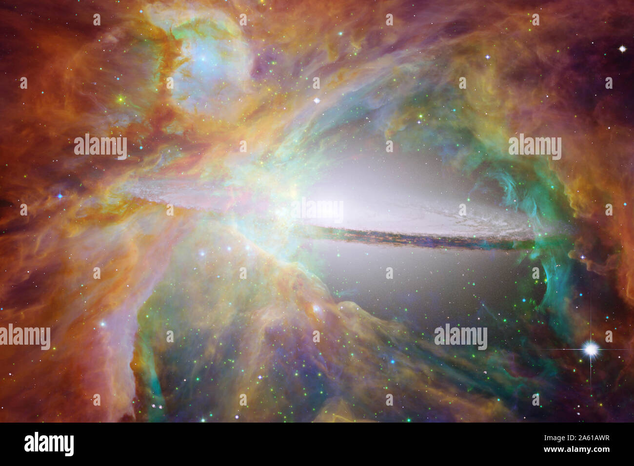 Beauty of endless cosmos. Science fiction wallpaper. Elements of this ...