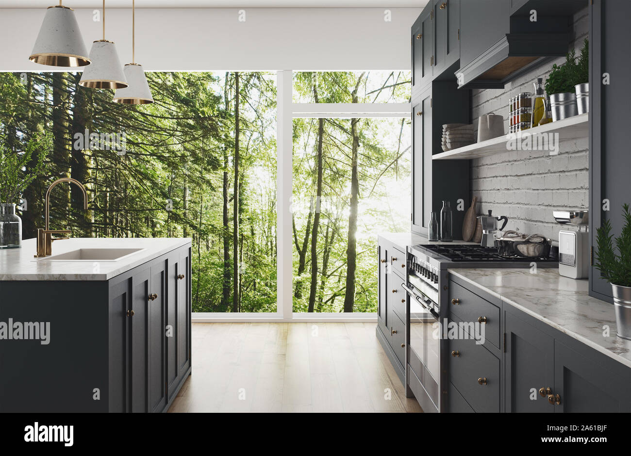 Stately house kitchen hi-res stock photography and images - Alamy