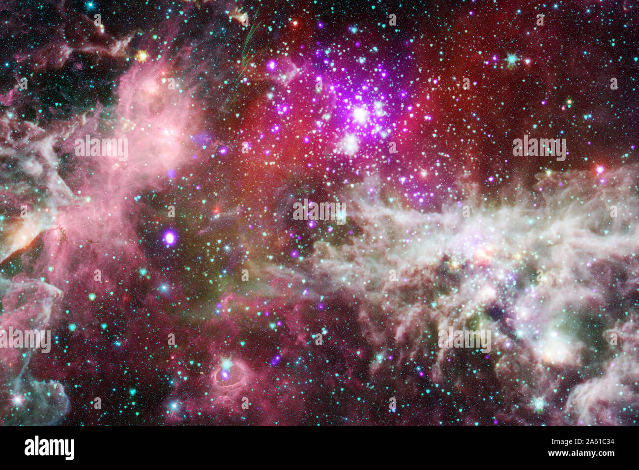 Beauty of endless cosmos. Science fiction wallpaper. Elements of this ...