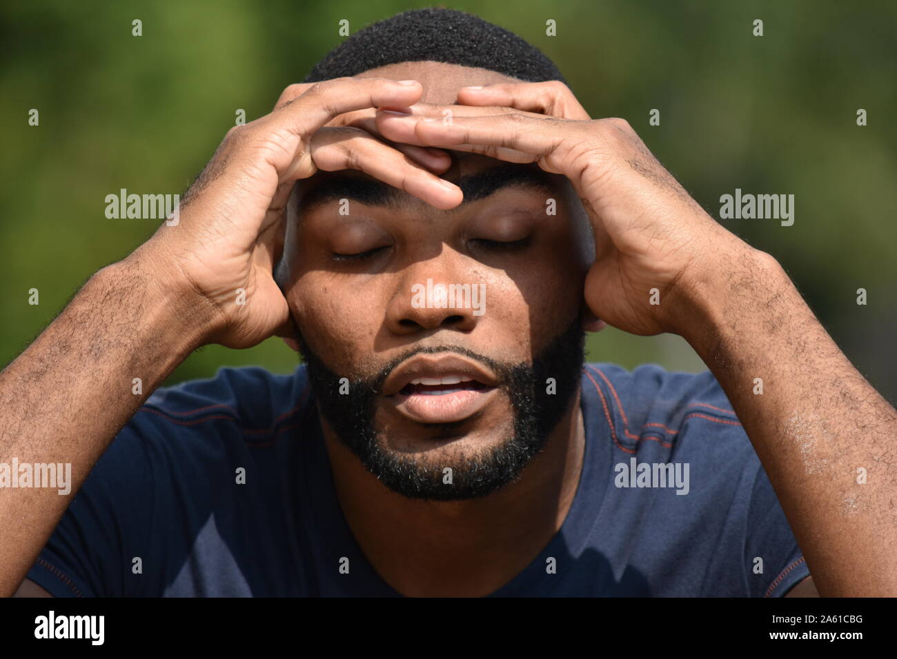 Thought unshaven hi-res stock photography and images - Alamy