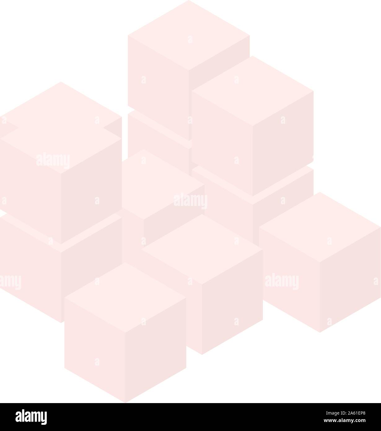 Onion cubes Stock Vector Images - Alamy