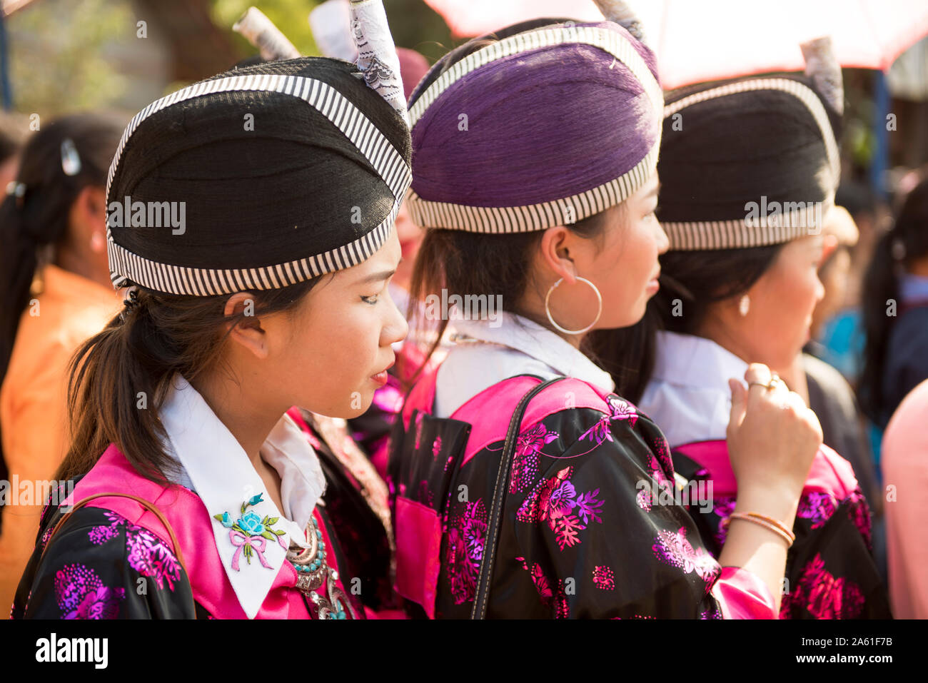 People dressed in vibrant traditional attire celebrate Hmong culture at ...