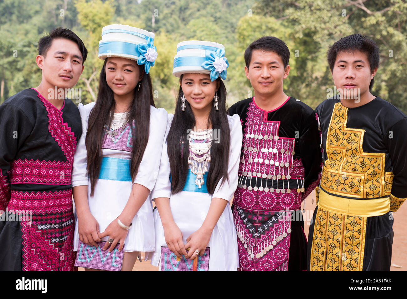 People dressed in vibrant traditional attire celebrate Hmong culture at ...