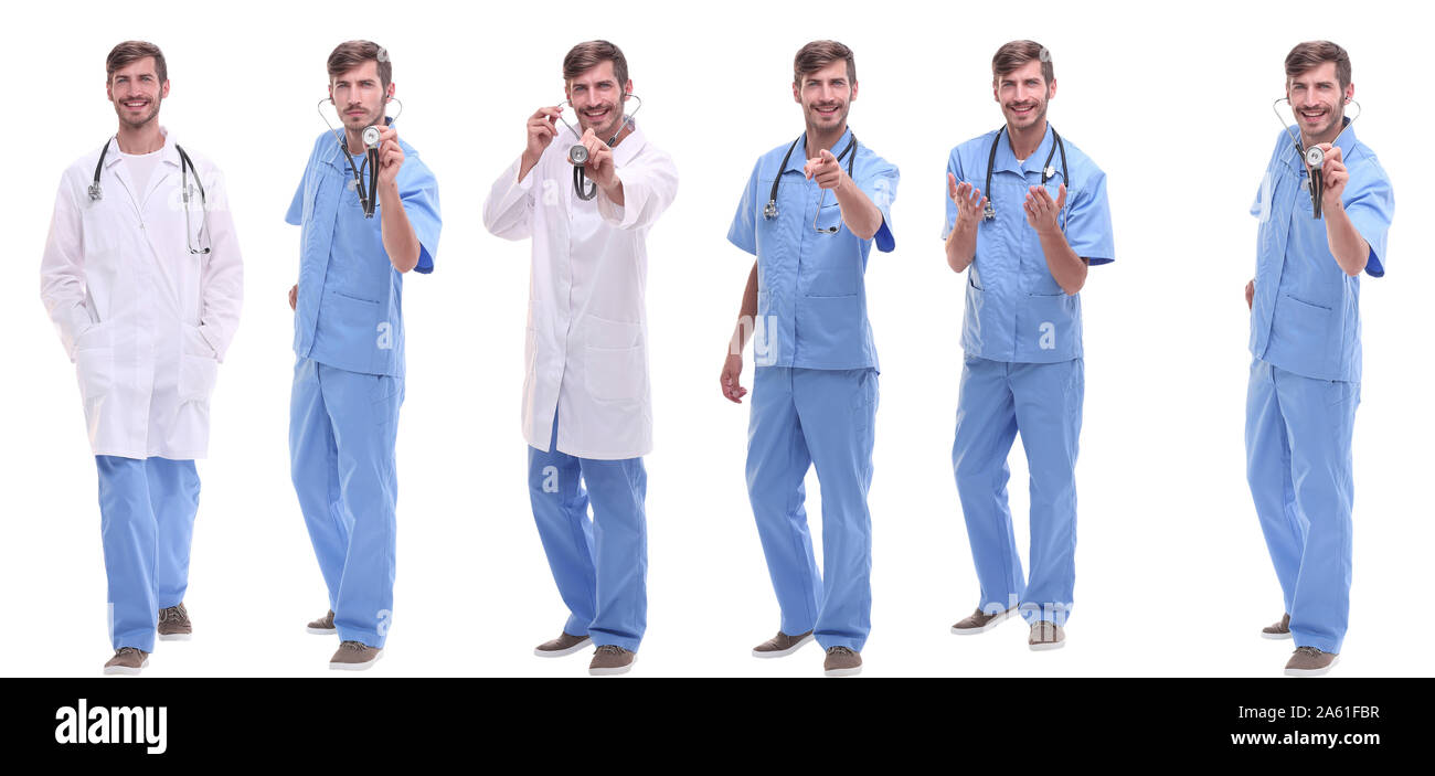 group of medical doctors standing in a row Stock Photo - Alamy