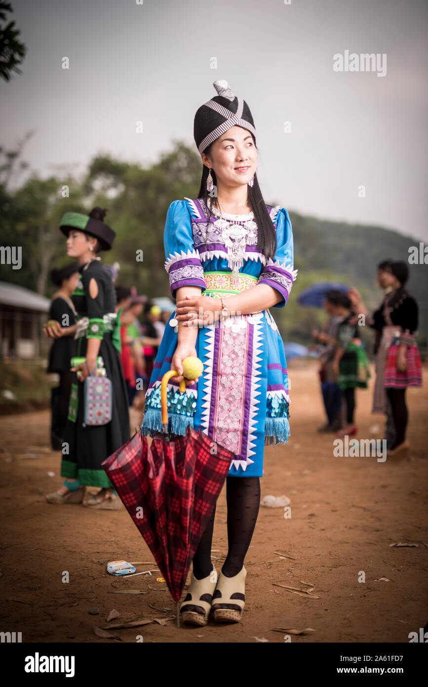 People dressed in vibrant traditional attire celebrate Hmong culture at ...