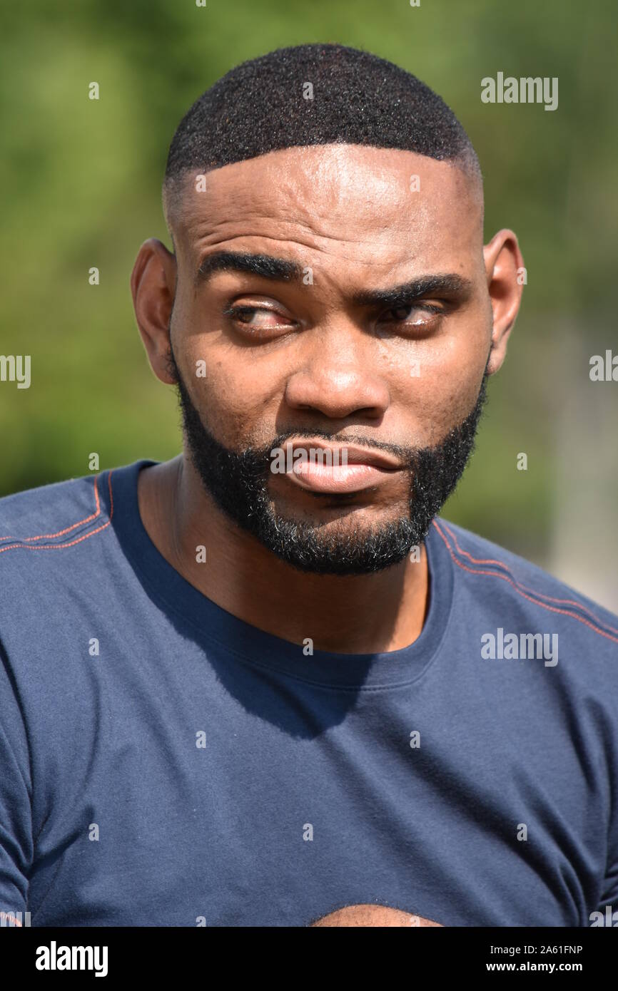 Thought unshaven hi-res stock photography and images - Alamy