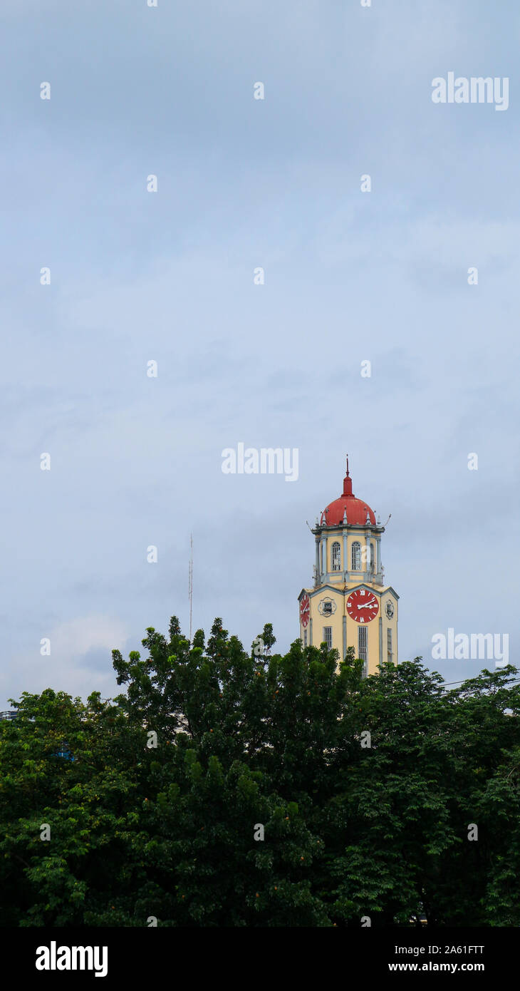 Manila City Hall Clock Tower Stock Photo - Alamy
