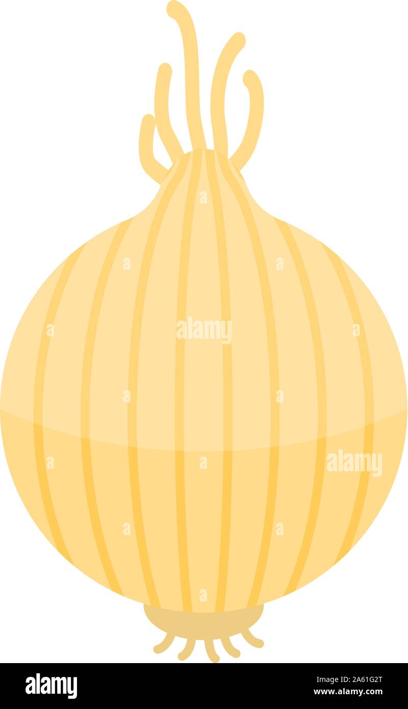 Yellow onion icon cartoon Stock Vector Images - Alamy