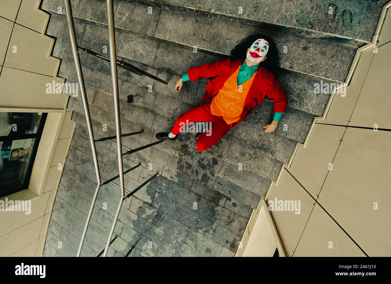 Male stairs costume hi-res stock photography and images - Alamy