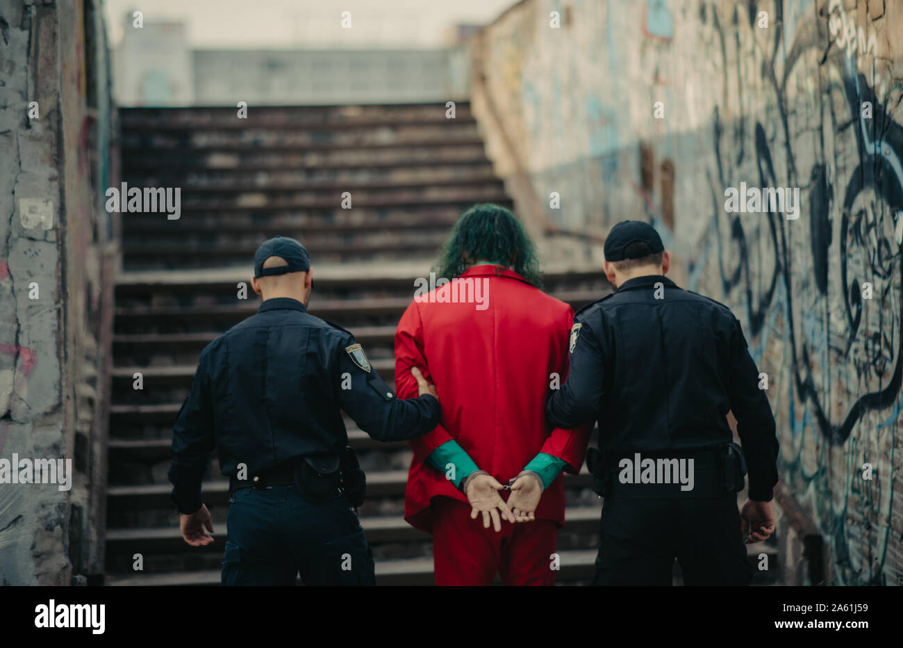 Scary policeman hi-res stock photography and images - Alamy