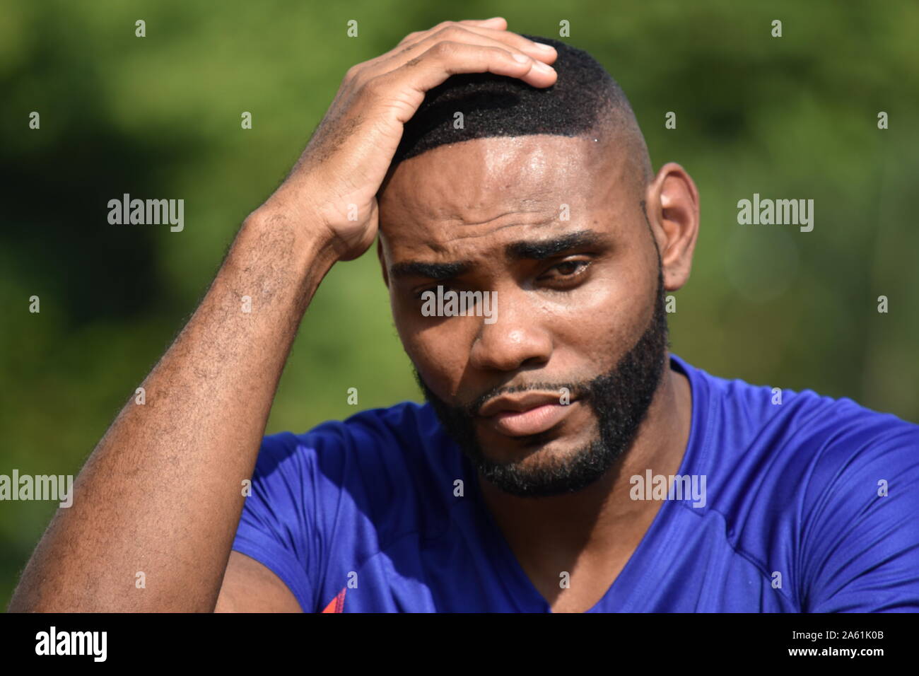 Anxious athlete hi-res stock photography and images - Alamy
