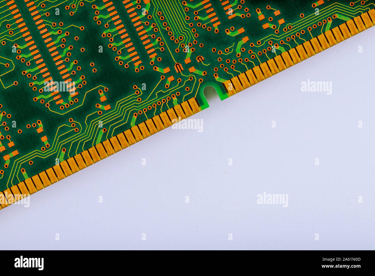 Computer RAM memory modules isolated over white background Stock Photo ...