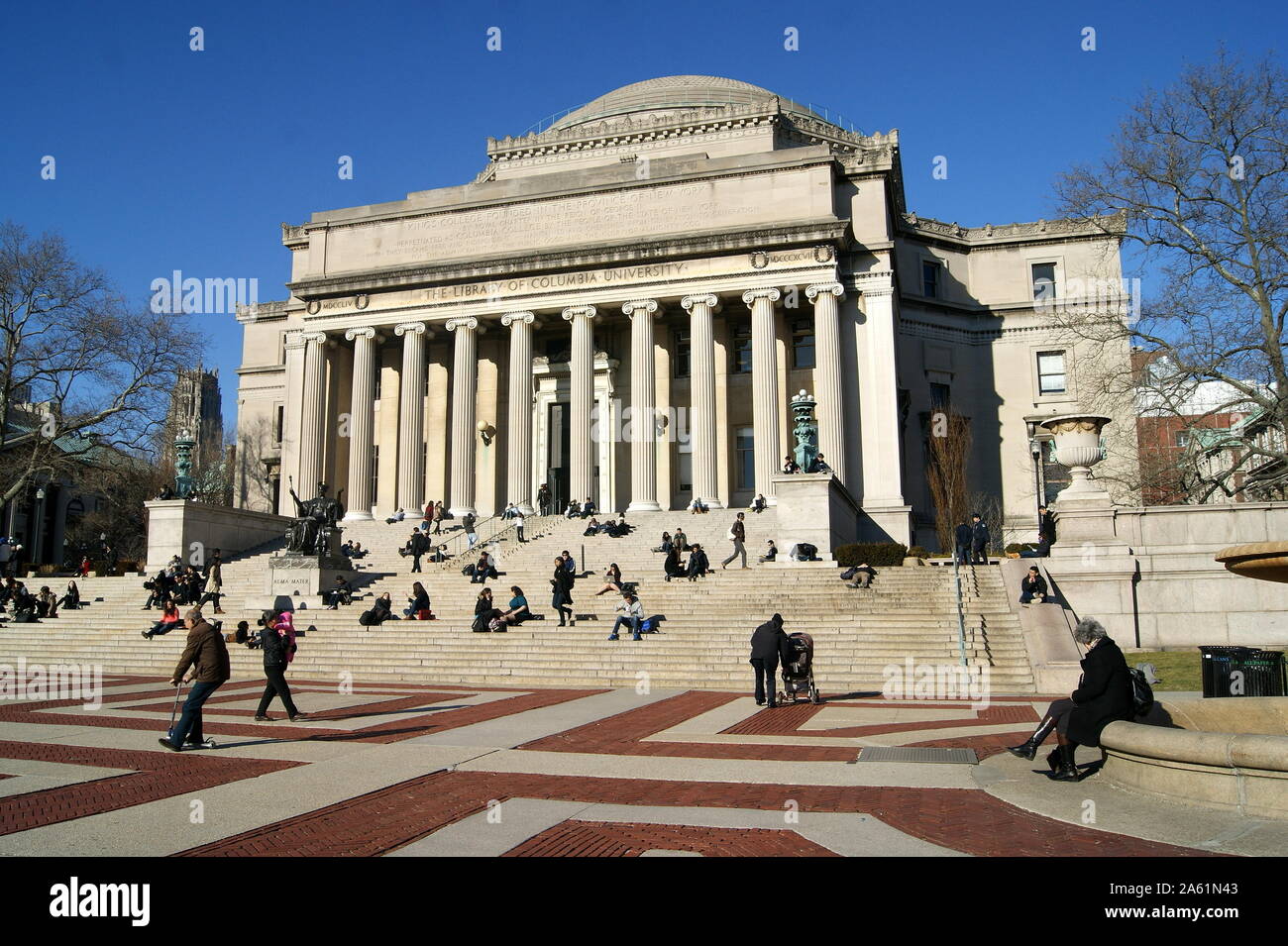 The Low Memorial Library building of Columbia University, currently ...