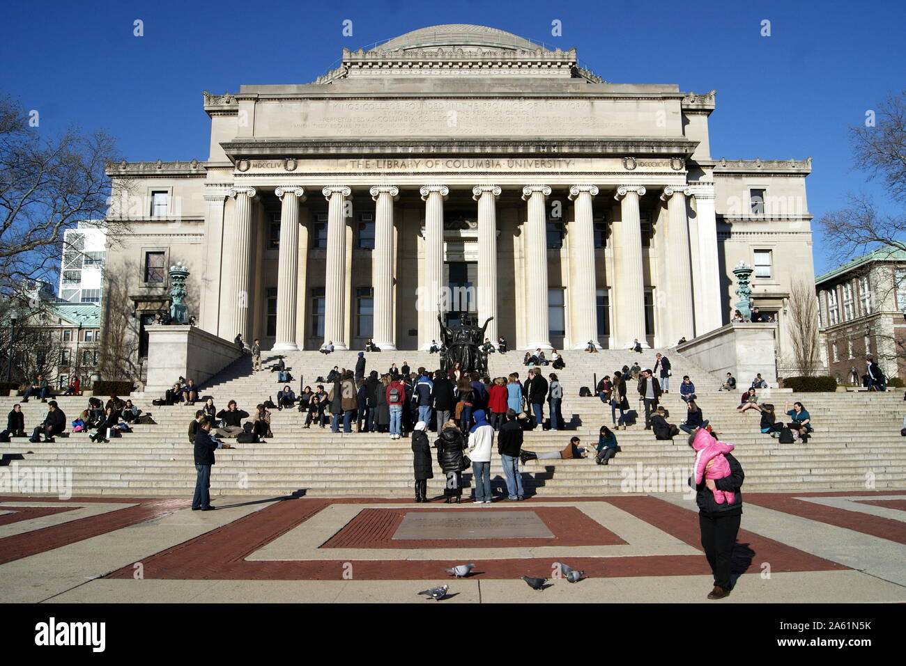 The Low Memorial Library building of Columbia University, currently ...