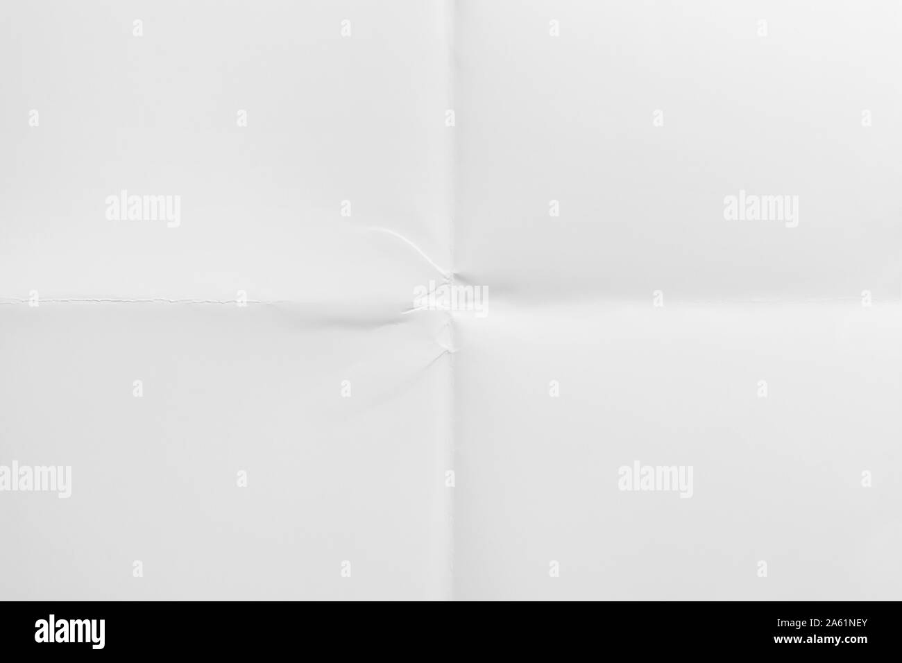 Close-up of empty paper folded in four, texture background Stock Photo ...