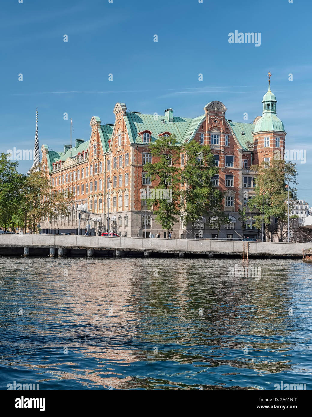 COPENHAGEN, DENMARK - SEPTEMBER 21, 2019: A view of the old stock ...